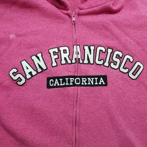 Teemax | Shirts | Teemax Hoodie Mens Large Pink Unisex Full Zip Pockets ...